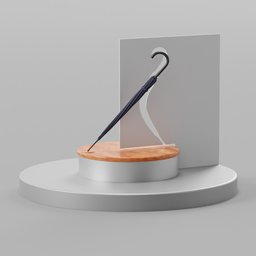 Hyperbolic slot umbrella | Miscellaneous models | BlenderKit