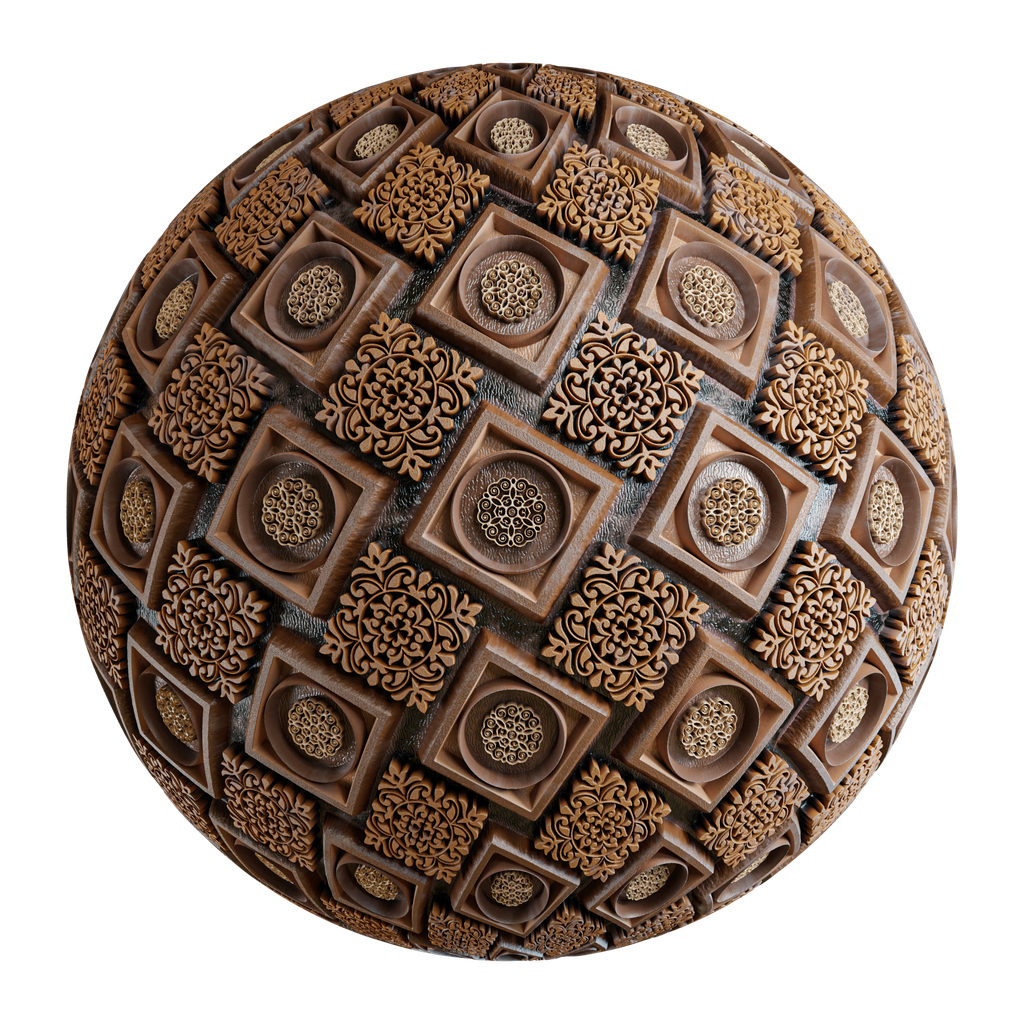 BlenderKit Download The FREE Decorative Wood Pattern Material blenderkit-download-the-free-decorative-wood-pattern-material