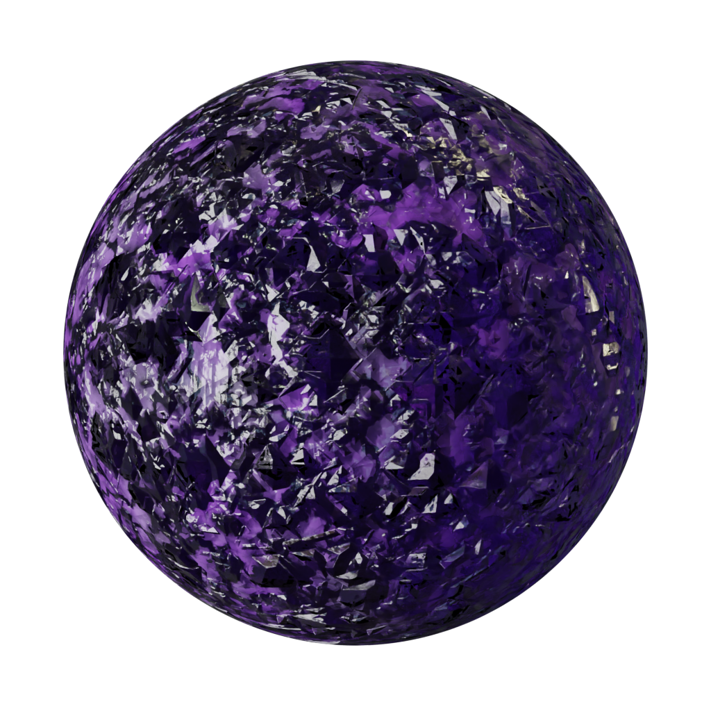 Procedural Amethyst | FREE stone materials | BlenderKit
