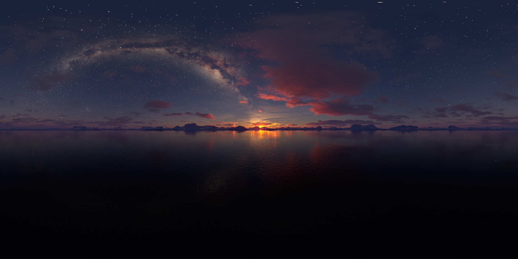 Night Twilight Magical Landscape | Nighttime Environments HDRis ...