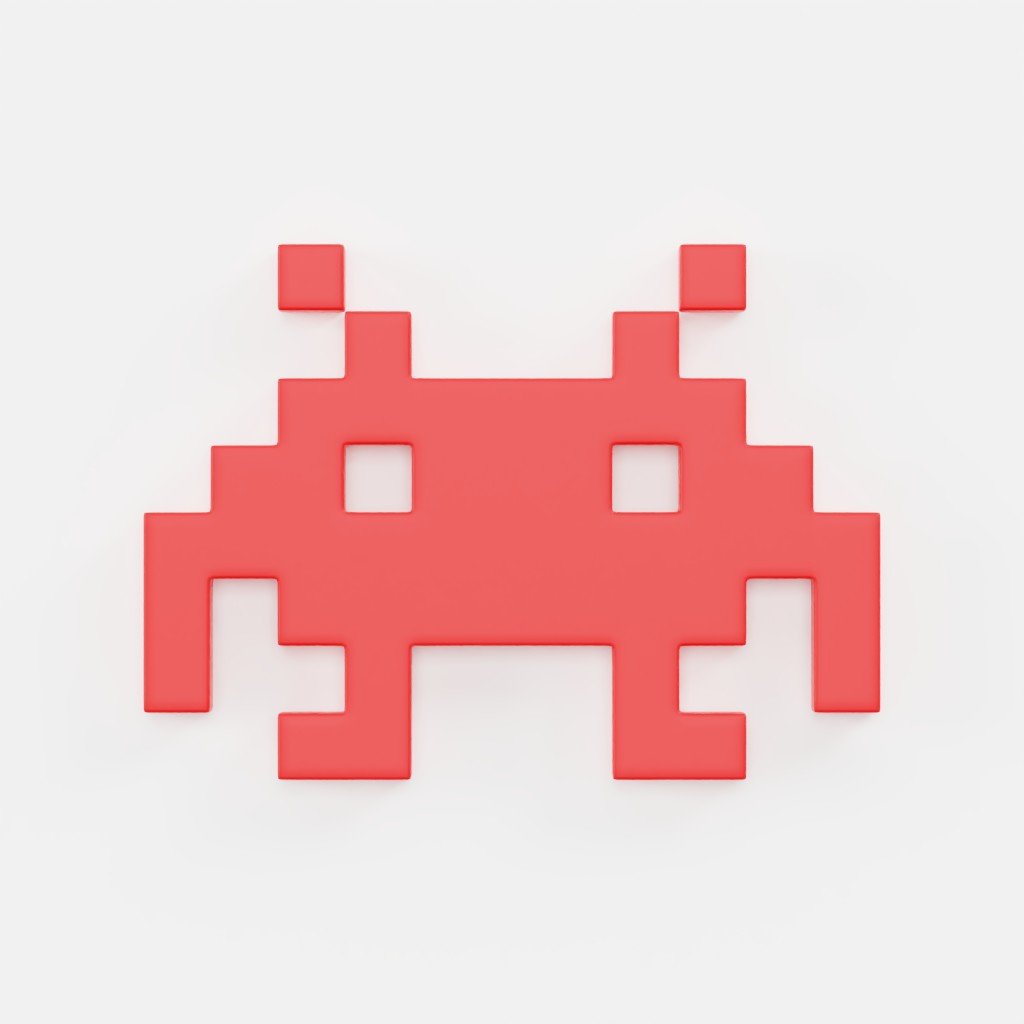 Space Invader Symbol | Hobbies & Sports 3D Models models | BlenderKit
