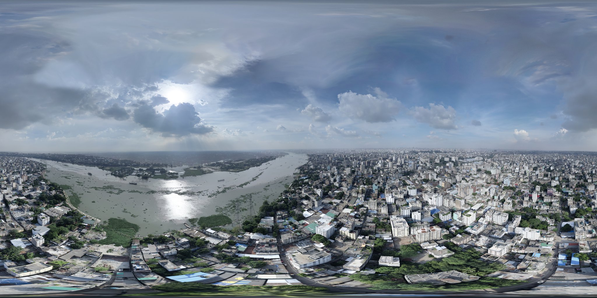 Urban Sunset Panorama HDRI | Urban Elements HDRis | BlenderKit