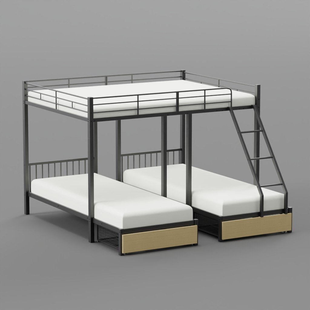 Kids Bunk Bed | Beds models | BlenderKit