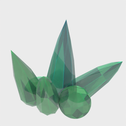 Cartoon Gem | Environment Elements models | BlenderKit