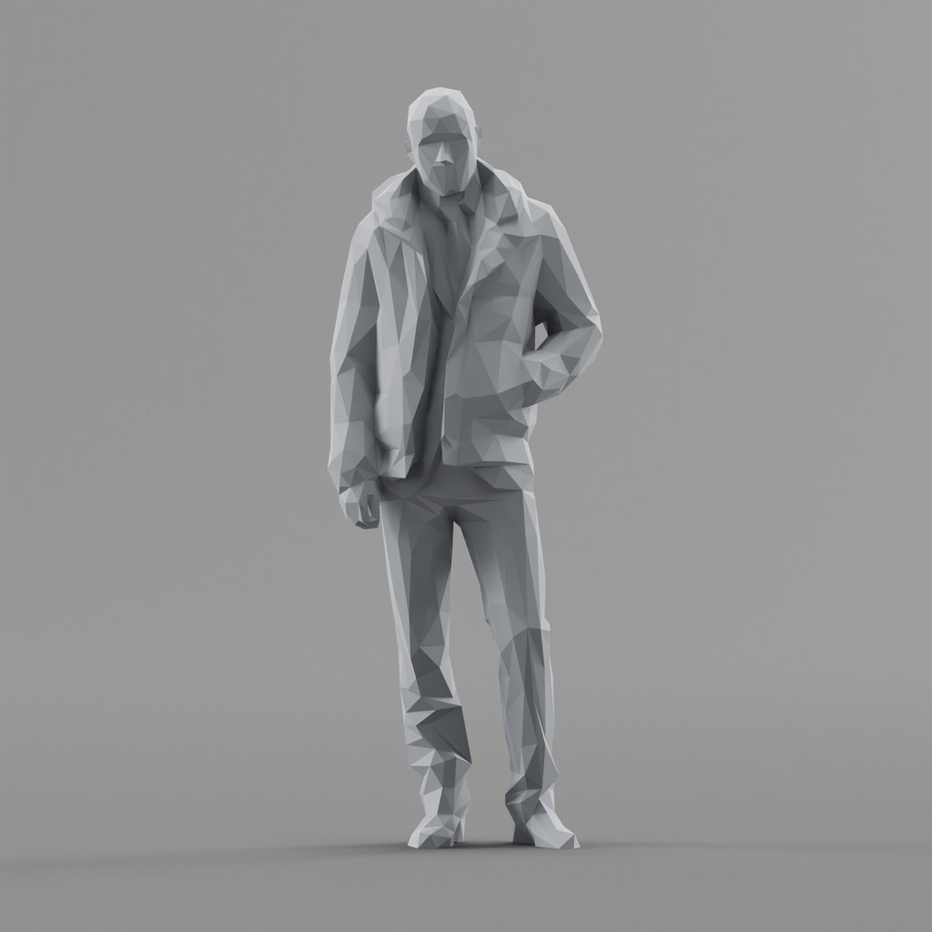 Male rigged PBR character | Men models | BlenderKit