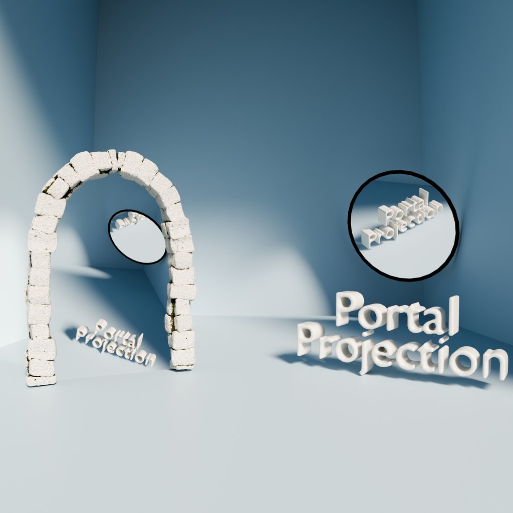 Portal Projection v1.2.0 (Addon) | Portals (With Ray Portal BSDF) made ...