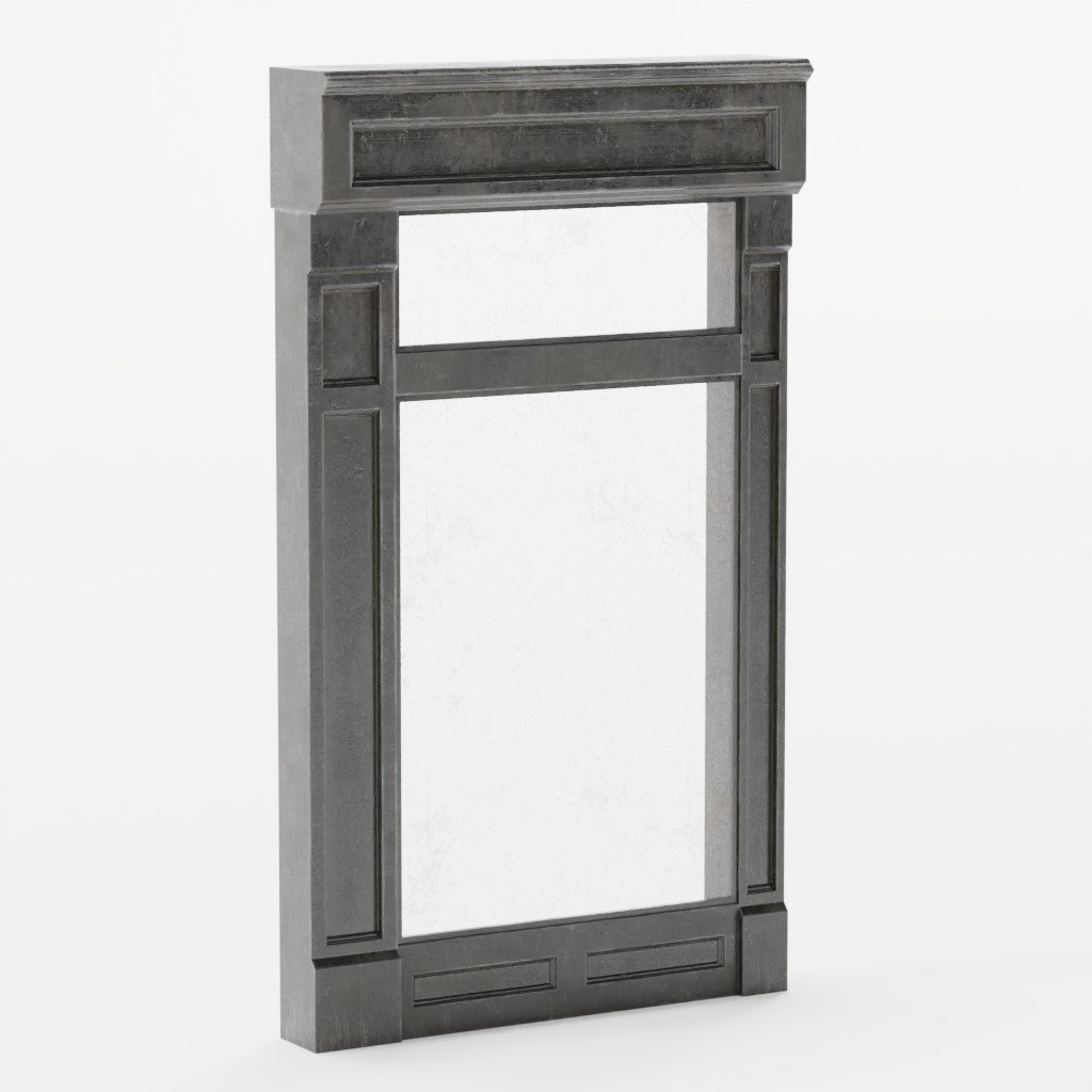 Storefront end 2x3.5 | Commercial Buildings models | BlenderKit