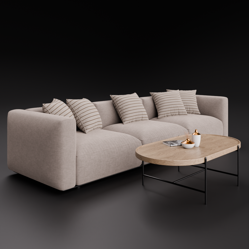 Sofa Dambodue | Sofas models | BlenderKit
