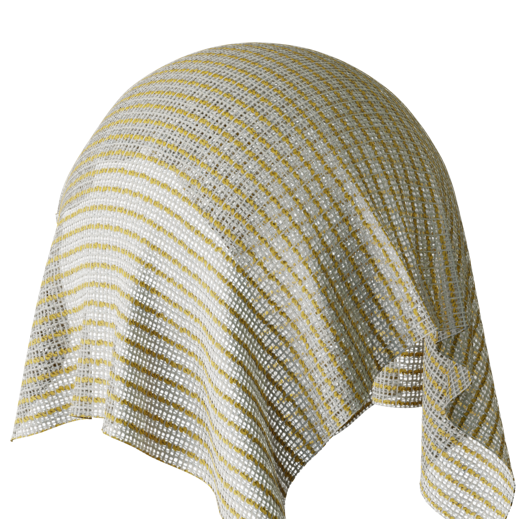 Stripe Gold Sheer | FREE Sheer Fabric 3D Materials materials | BlenderKit