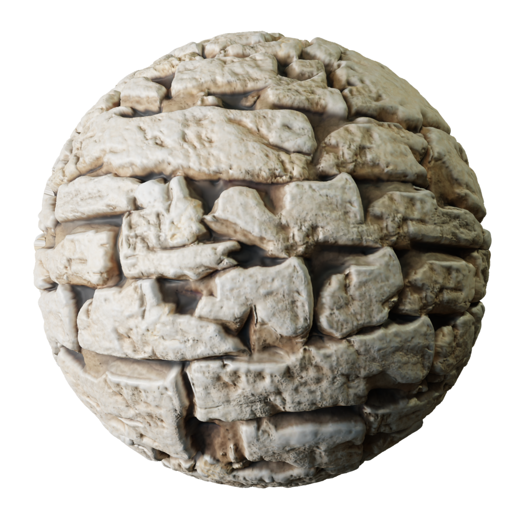 Sand Stone Wall | FREE stone materials | BlenderKit