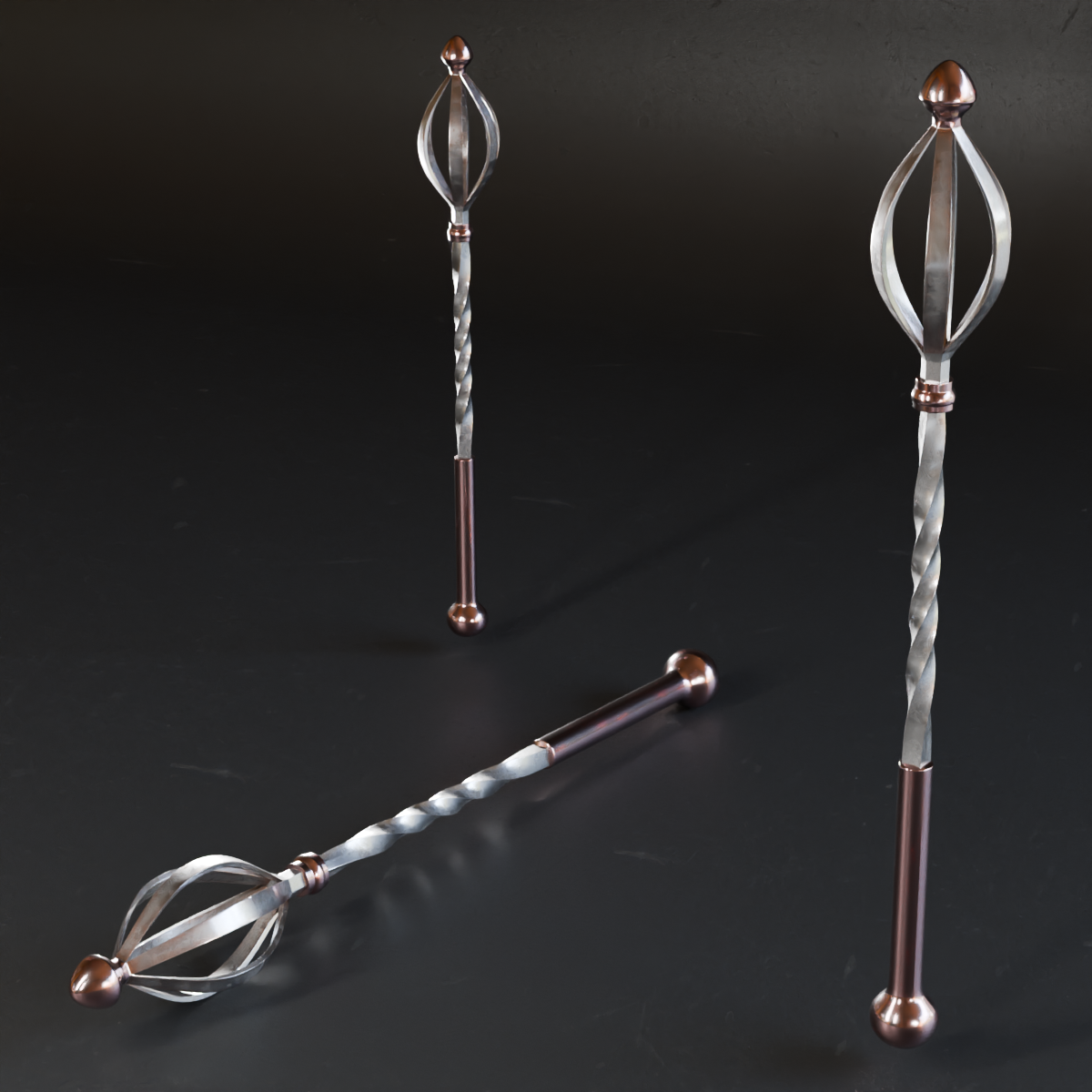 MK BaseMesh mace-03 | Historical Weapons models | BlenderKit