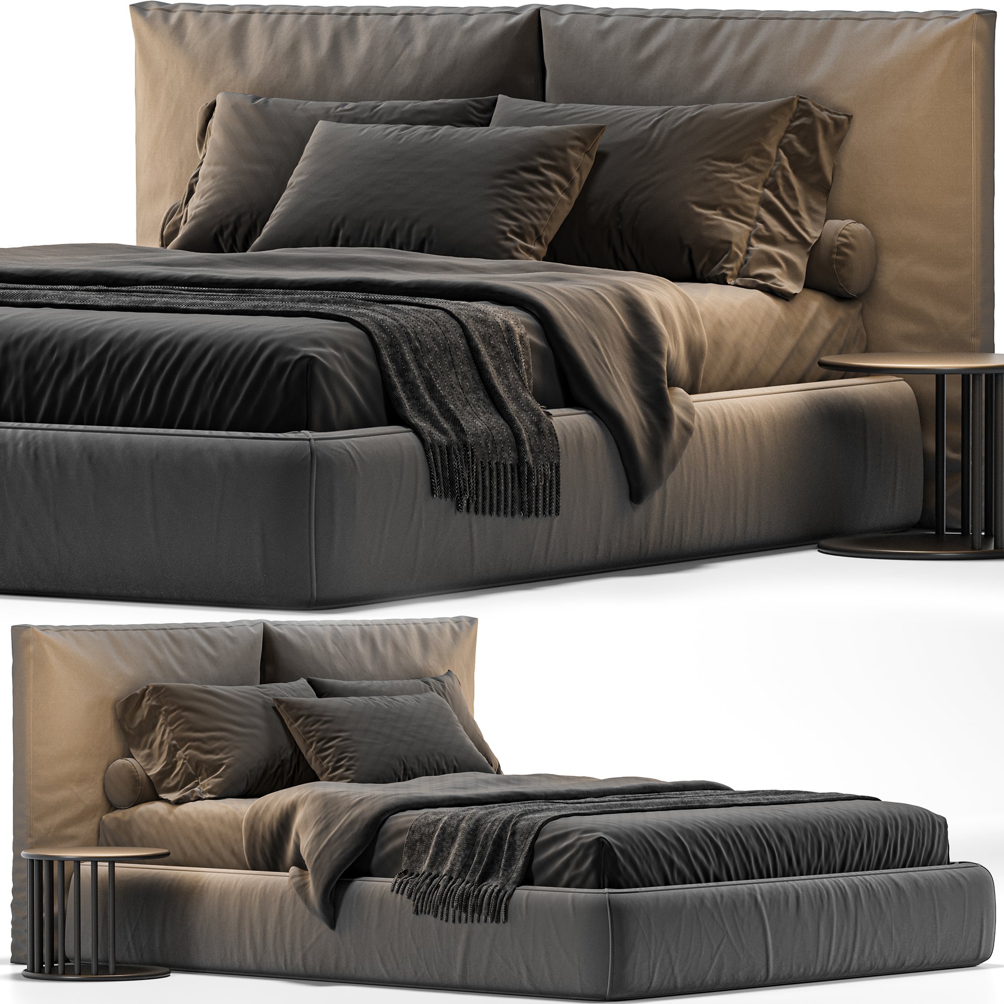 Bed Loca loft | Beds models | BlenderKit