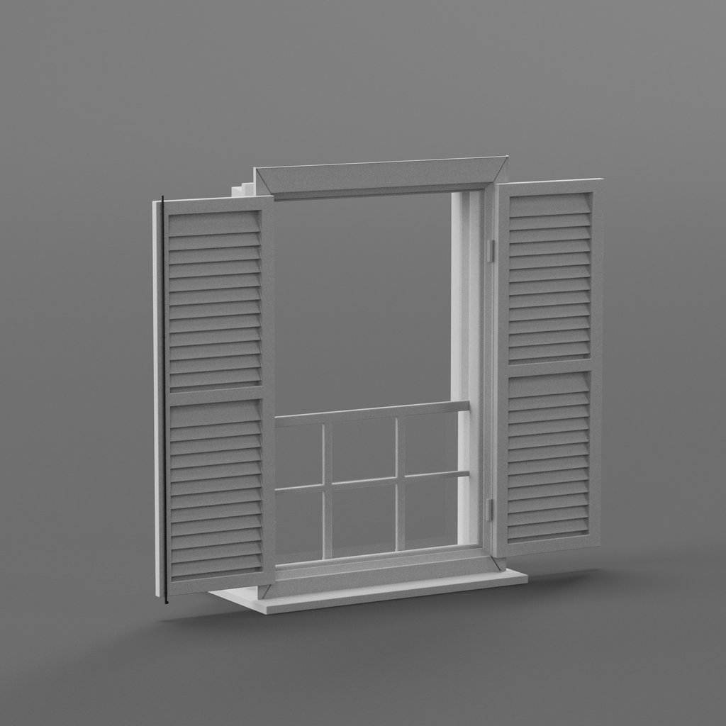 Exterior Window | Windows models | BlenderKit