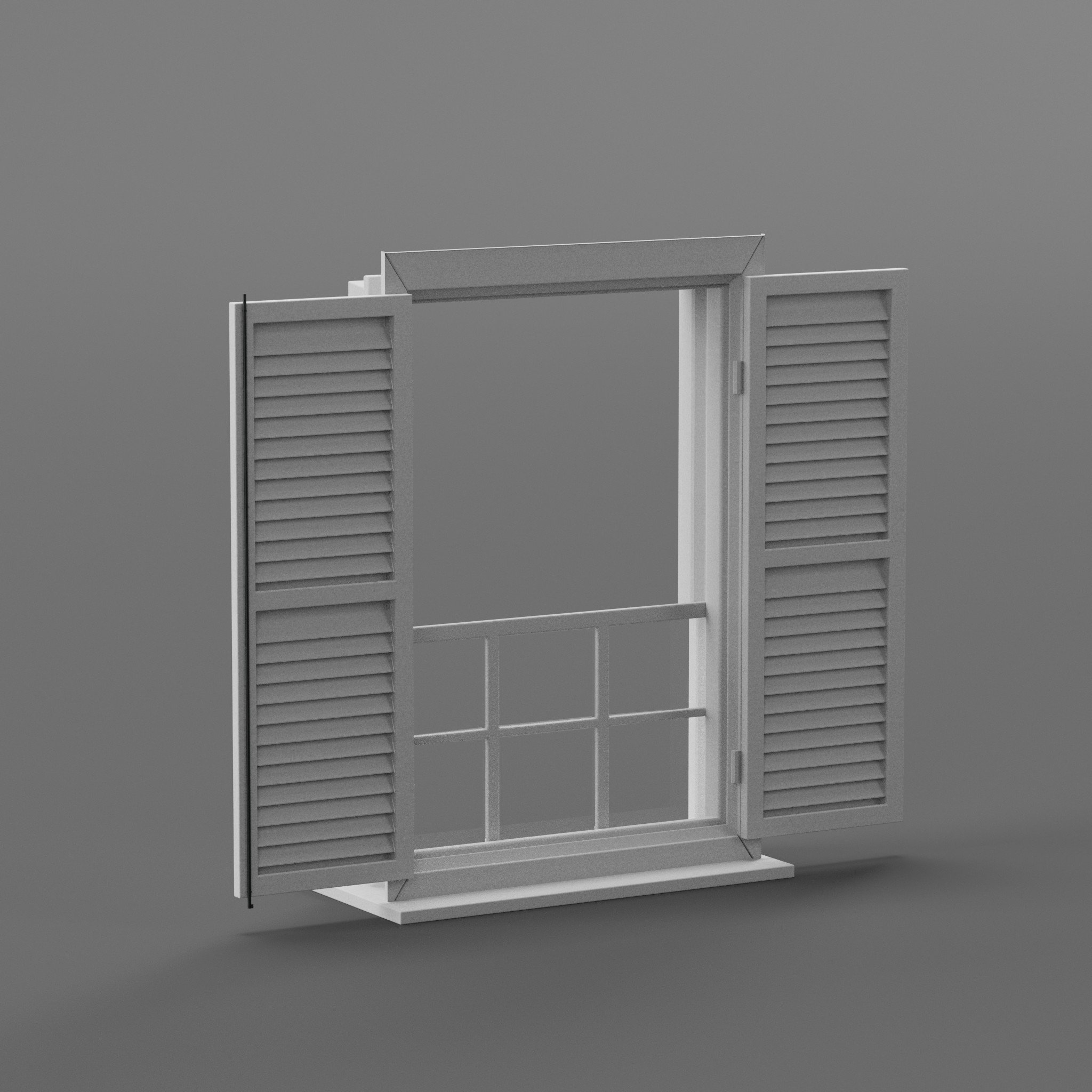 Exterior Window | Windows models | BlenderKit