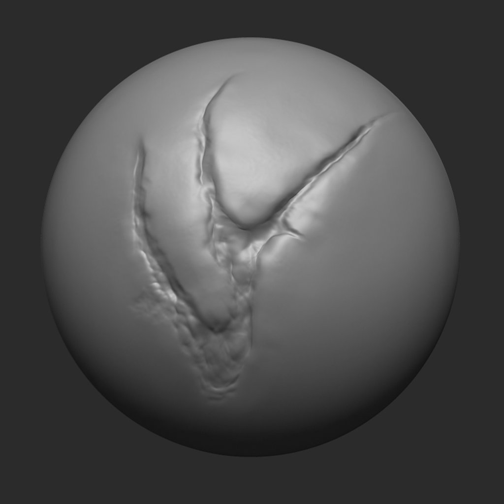 NS Flesh scar multi cut | scars & wounds brushes | BlenderKit