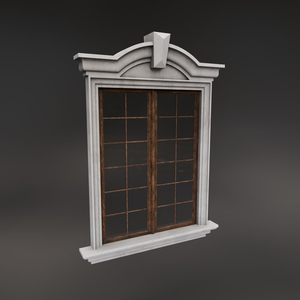 Classic Window | FREE Windows models | BlenderKit