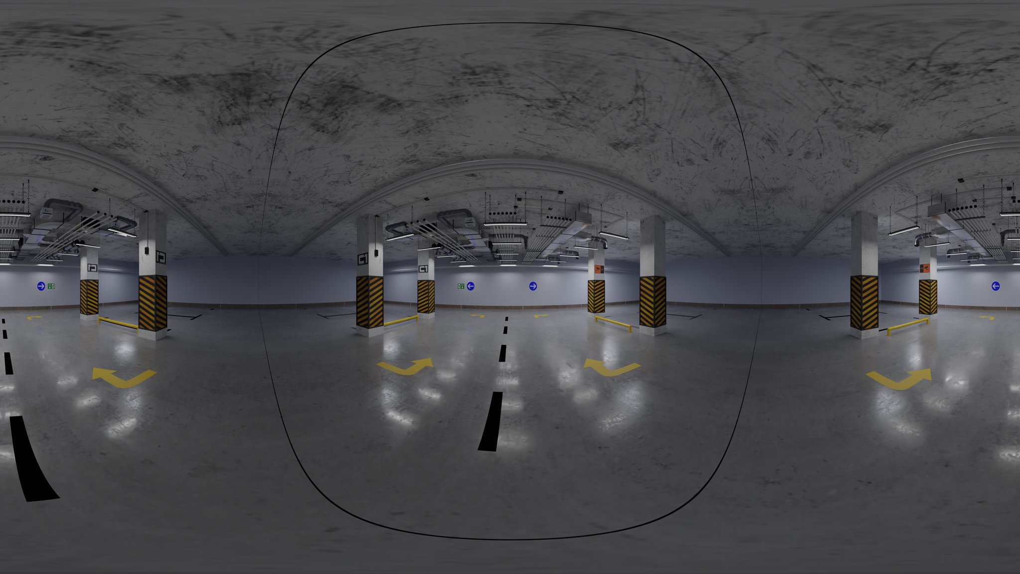 FREE Parking Lot HDRI | FREE Public HDRis | BlenderKit