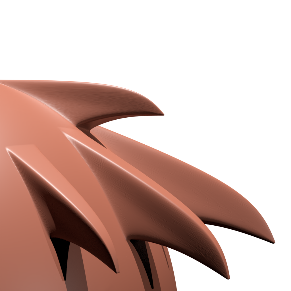 Streamlined Fin | FREE Fins brushes | BlenderKit