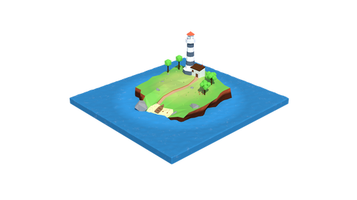 Low Poly Lighthouse | Buildings models | BlenderKit