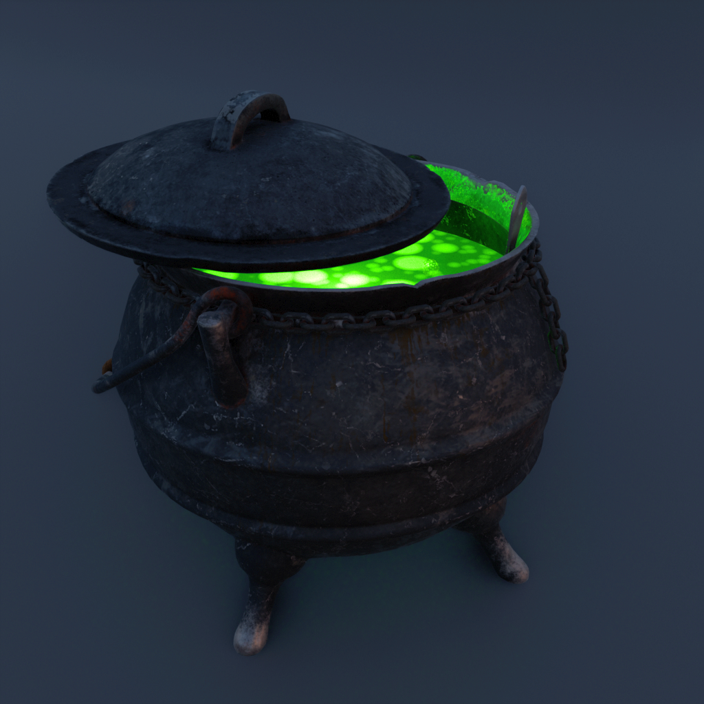 Halloween Witch Couldron | Holiday Decorations models | BlenderKit