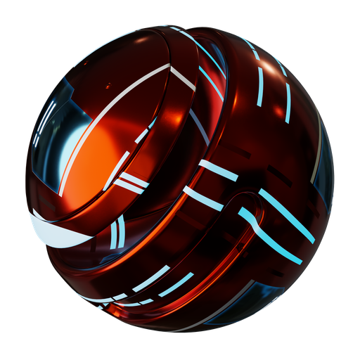 SciFi Floor Panel (Emissive) | FREE tech materials | BlenderKit