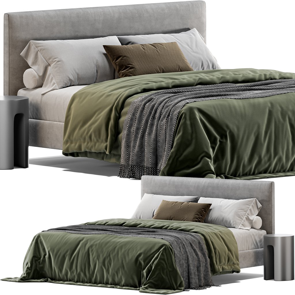 Single person Bed | FREE Beds models | BlenderKit