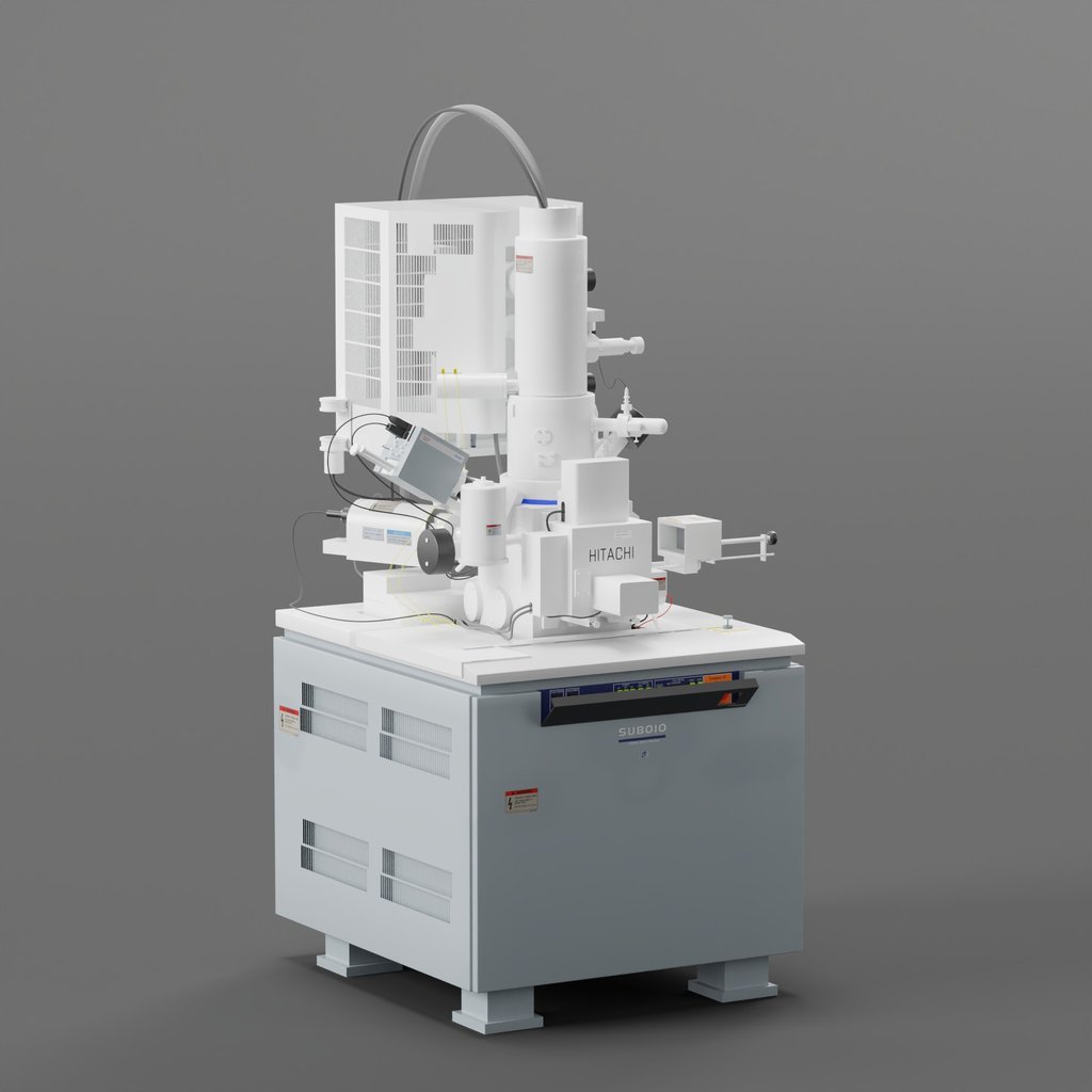 Scanning Electron Microscope | Lab Equipment models | BlenderKit