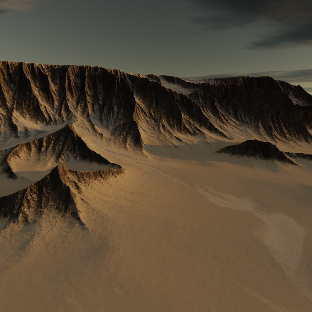 BlenderKit | Download the FREE Snow Mountain Landscape Type3 2 model