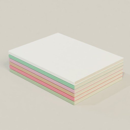 Book A4 1cm Thickness II | FREE Books models | BlenderKit