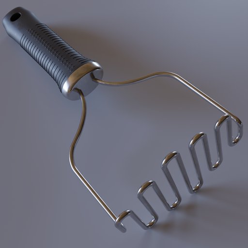 Wire Potato Masher | FREE Kitchenware models | BlenderKit