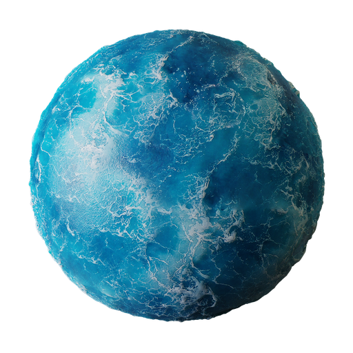 Ocean water with waves and foam | FREE liquid materials | BlenderKit