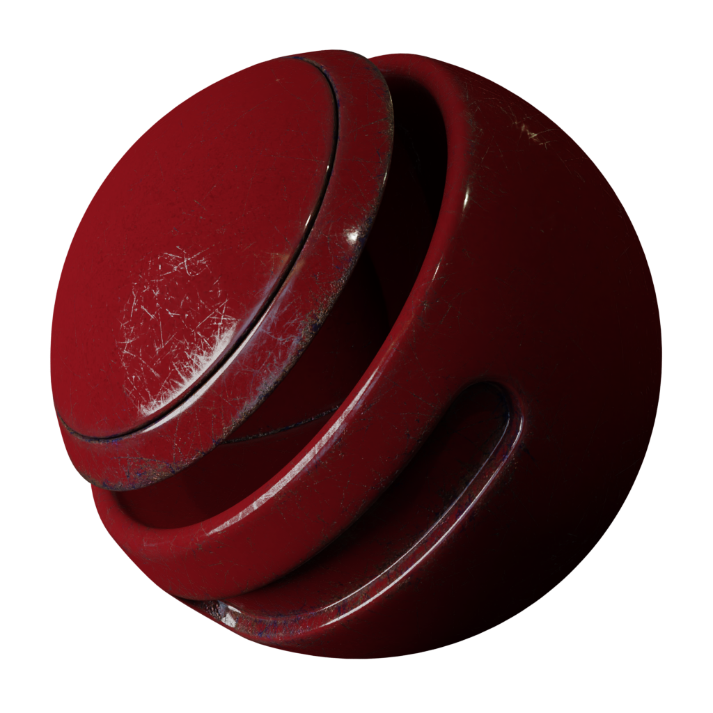 Cycles Red Rusty Edge Wear | FREE metal materials | BlenderKit