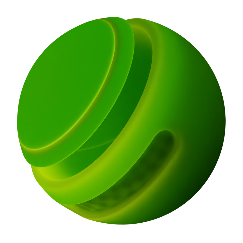 Green Translucent Gel | FREE plastic materials | BlenderKit