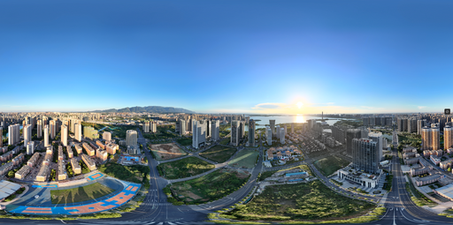 Highsky yellow light old building | Urban Elements HDRis | BlenderKit