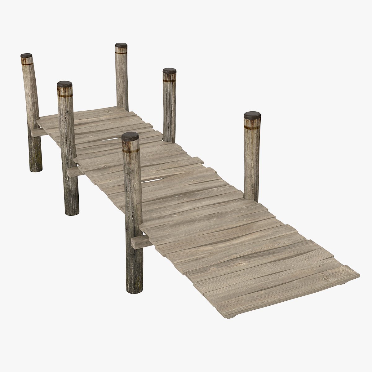 Wooden Pier | Architecture models | BlenderKit