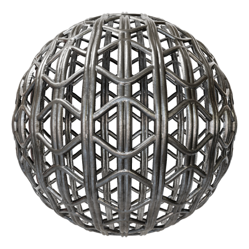 Procedural Metal Wire Mesh | FREE metal materials | BlenderKit