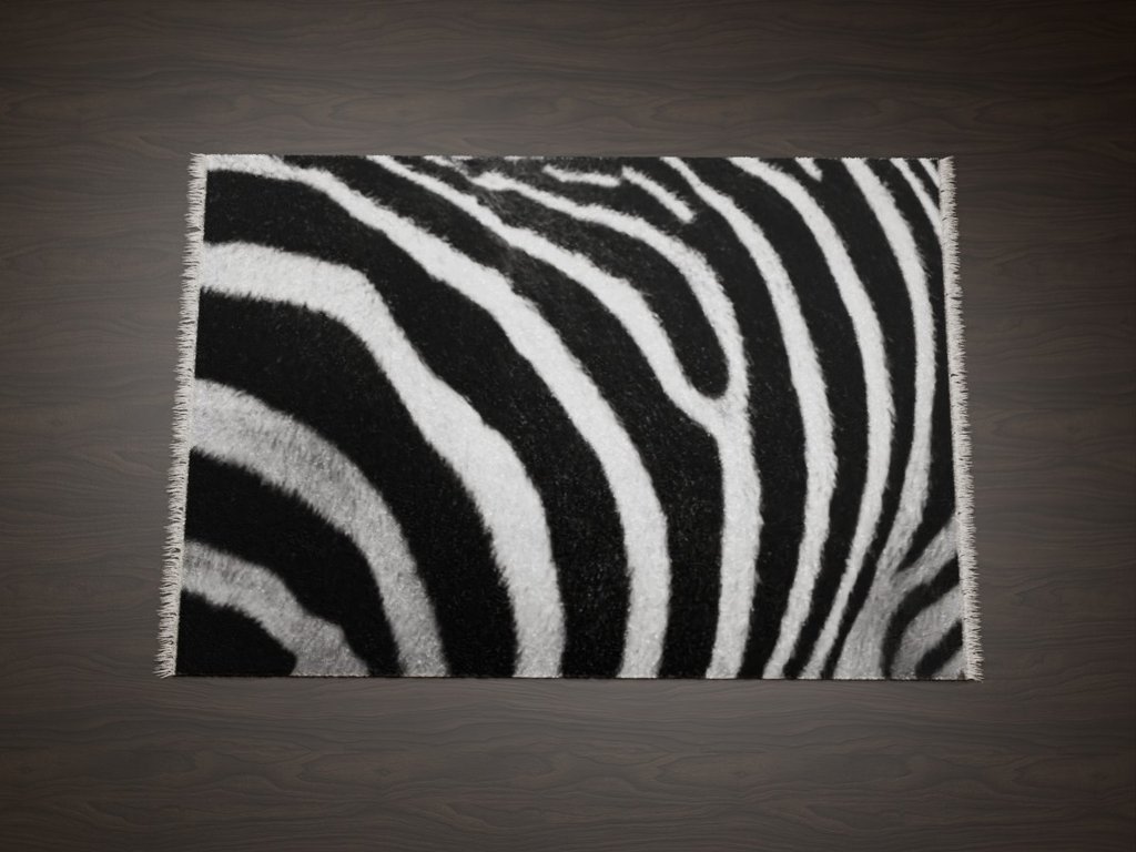 Zebra Carpet | Carpets models | BlenderKit