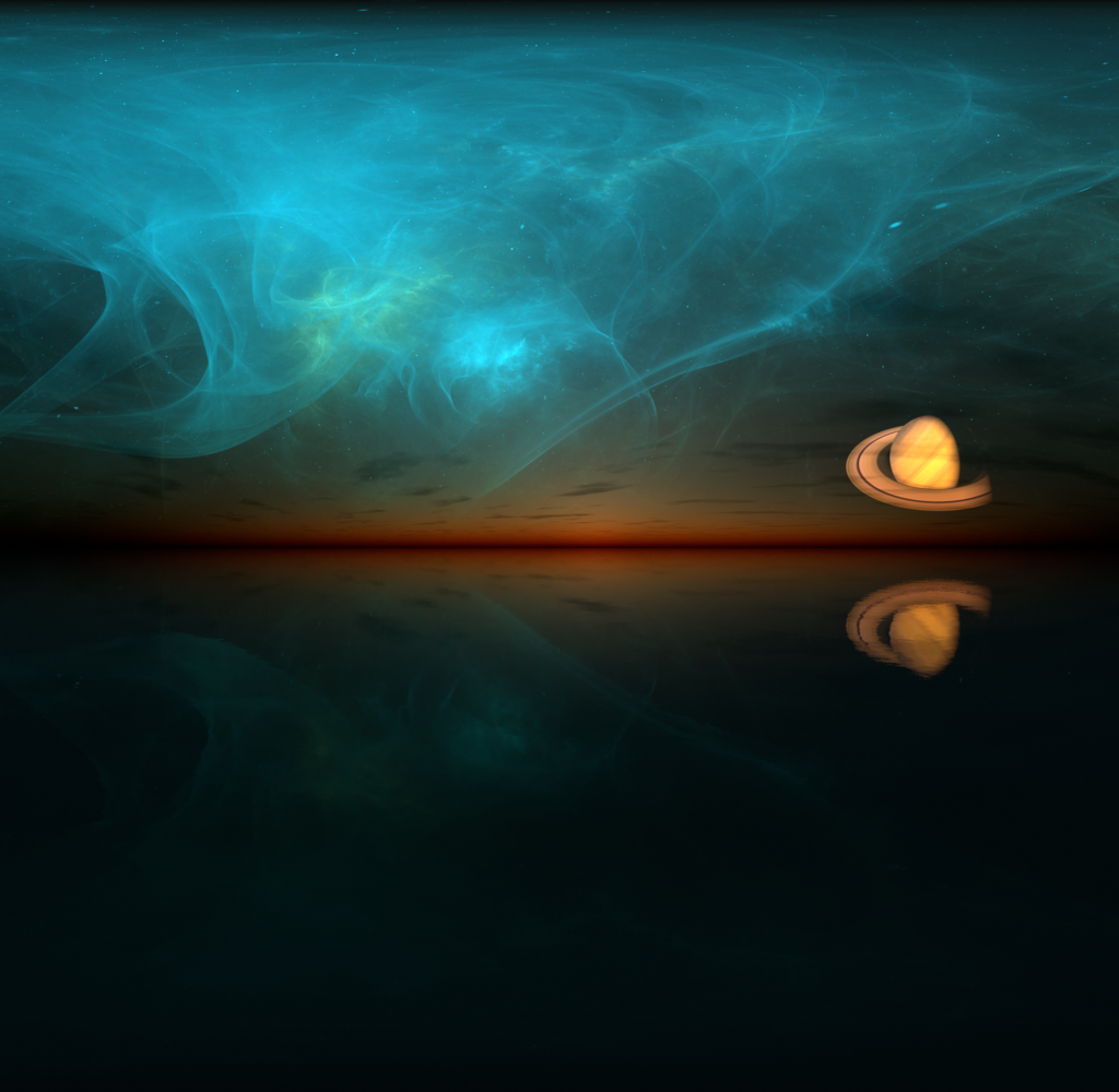 BlenderKit | Download the Sci-fi Night Scene Planet hdr