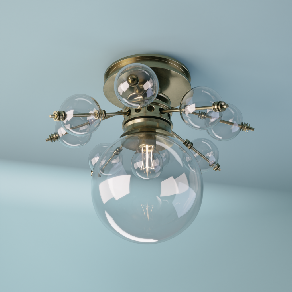 Antique Ceiling Light | Ceiling Lights models | BlenderKit