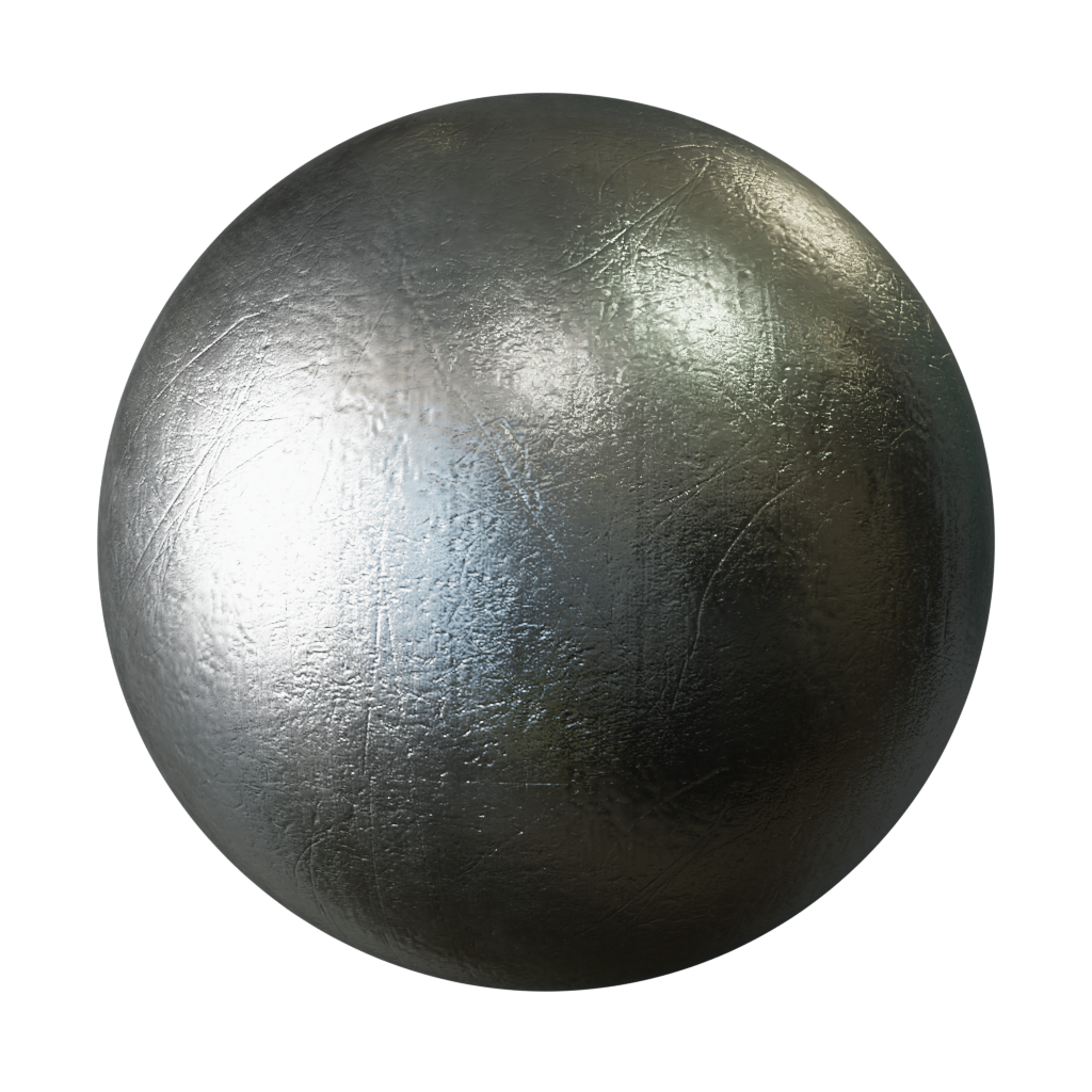 Iron Scratched | FREE 3D metal materials | BlenderKit