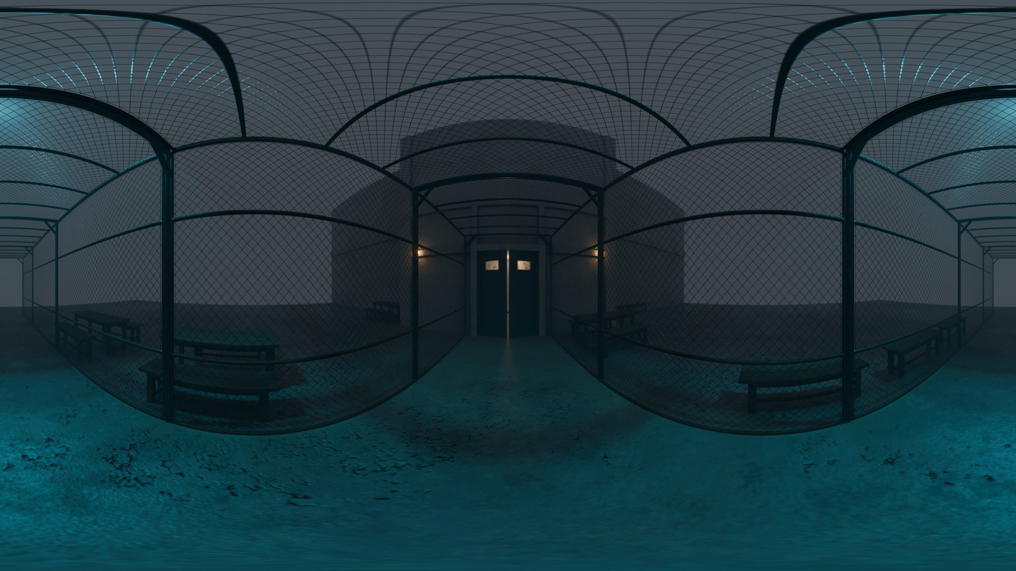 Dark Prison HDRI | FREE Nighttime Environments HDRis | BlenderKit