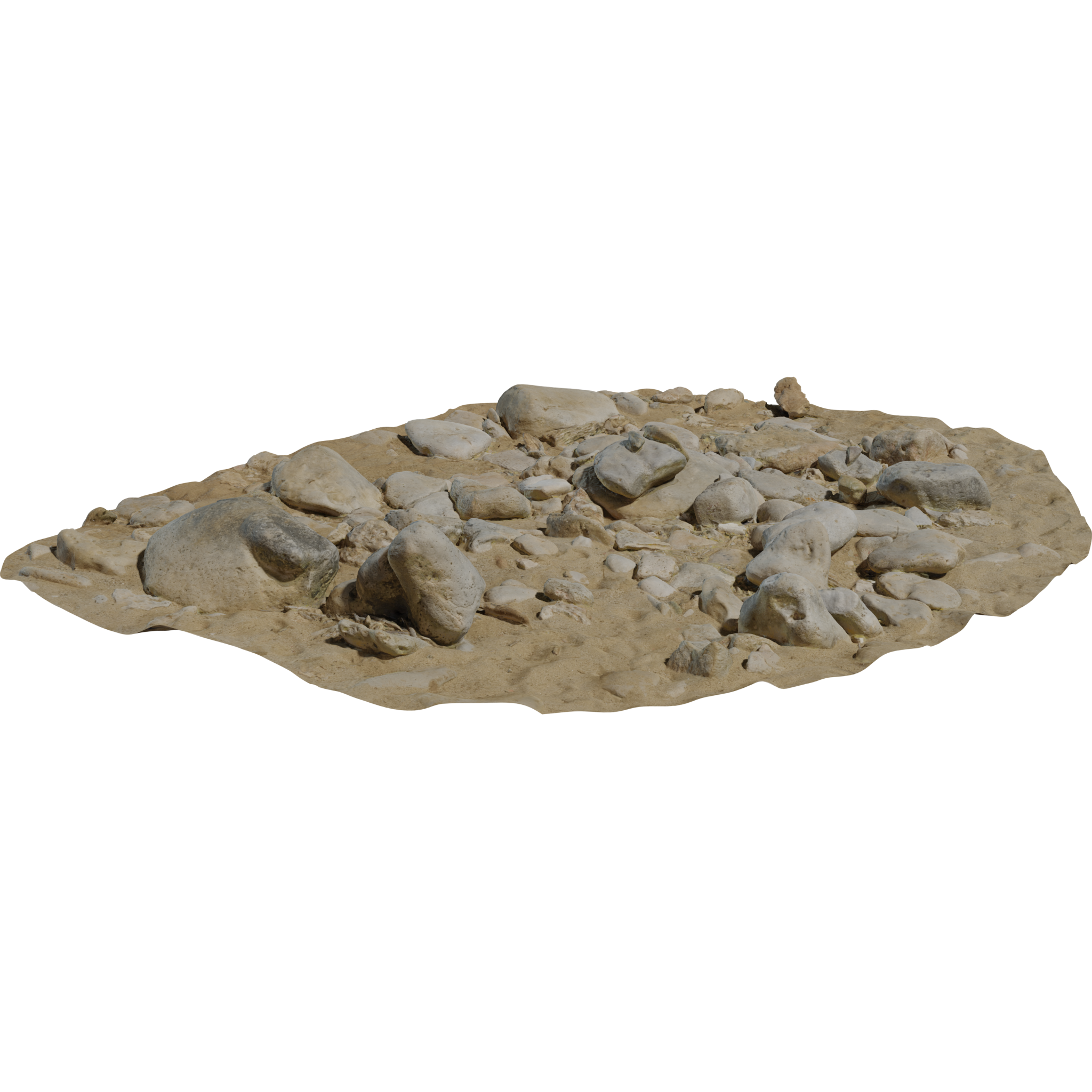 Sand Rocks Small 01 | FREE Birds models | BlenderKit