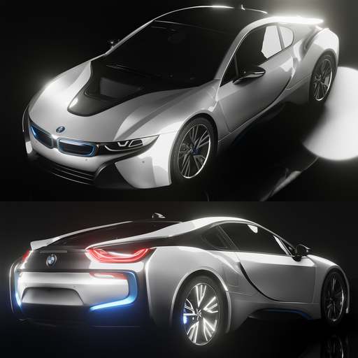 BMW I8 Car | Modern Cars models | Blendkit