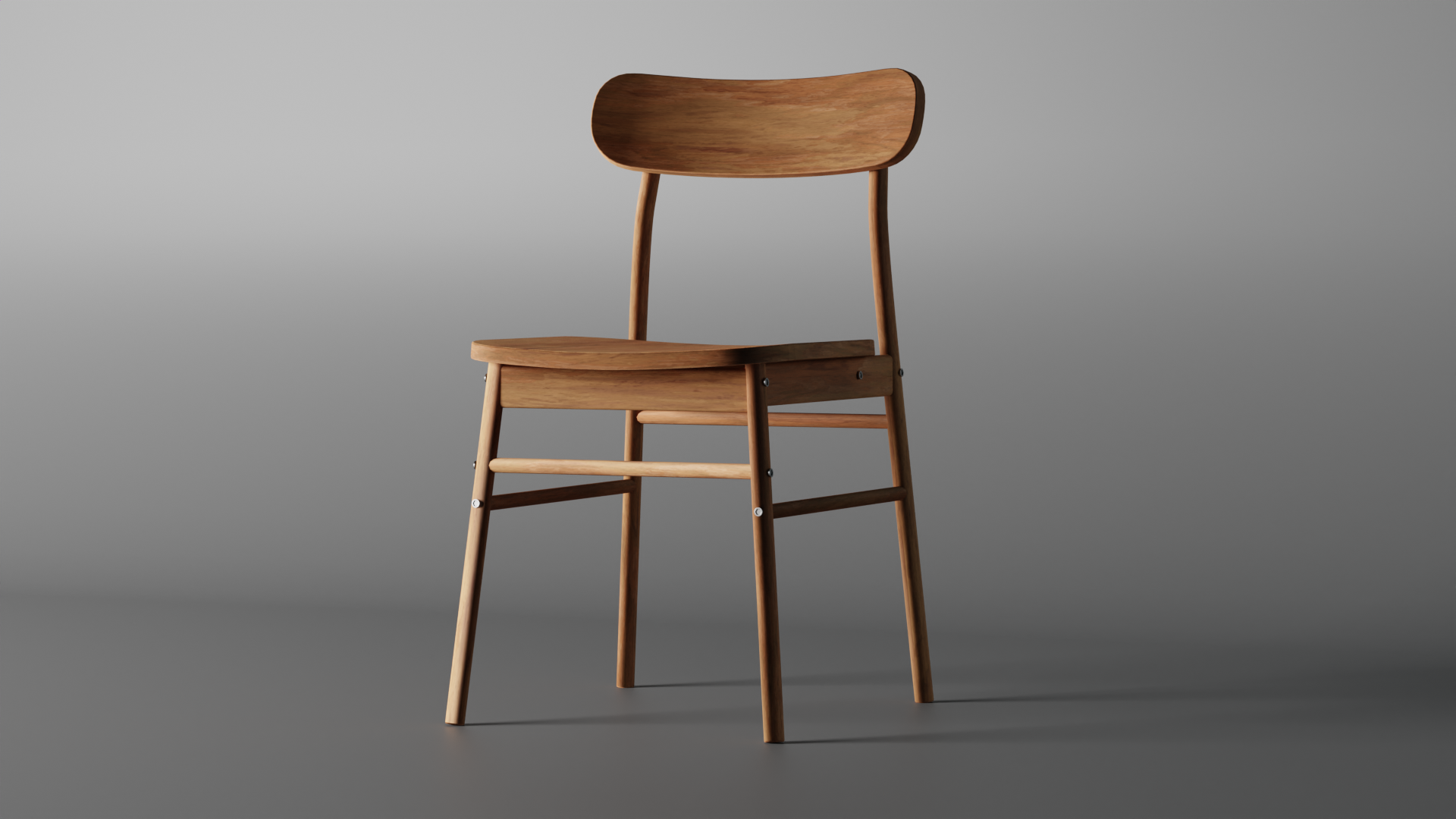 Wooden Chair | Chairs models | BlenderKit