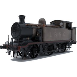 LBSC E2 Series 1 Steam Loco | Railed vehicles models | BlenderKit