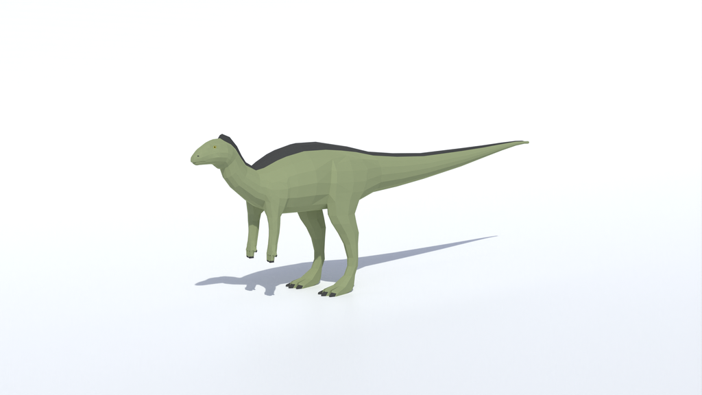 Low Poly Dysalotosaurus Dinosaur | Dinosaurs models | BlenderKit