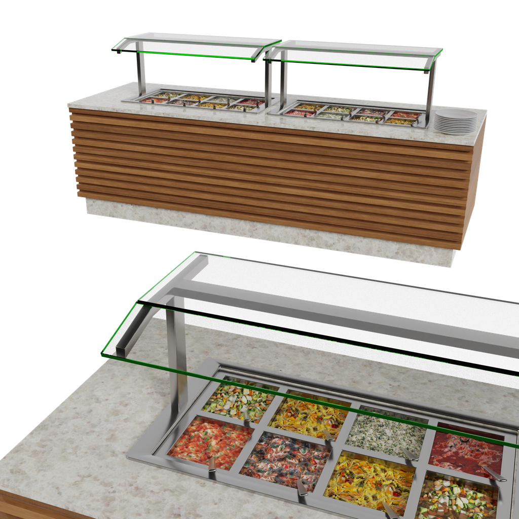 Buffet 1 | Restaurant / Bar models | BlenderKit