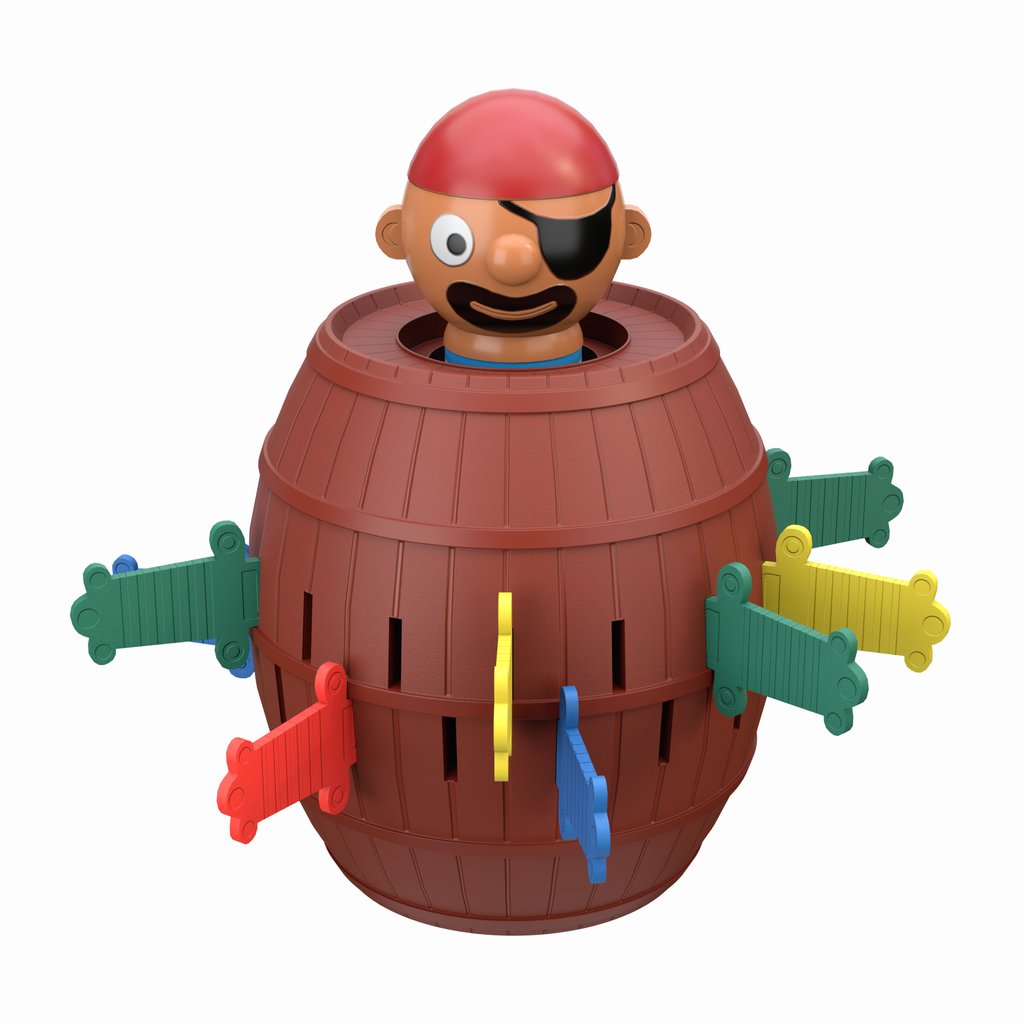 Pop Up Pirate Toy | FREE Hobby Accessories models | BlenderKit