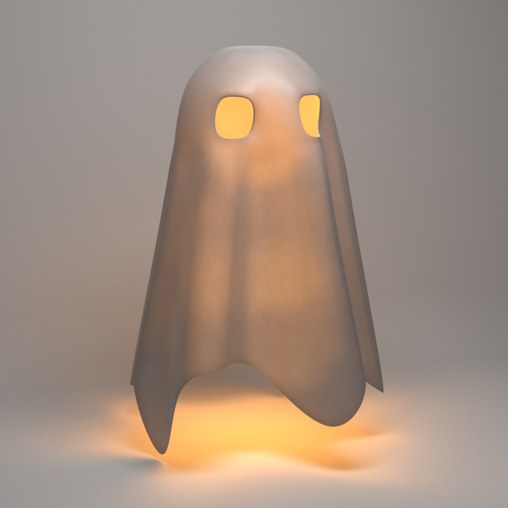 Halloween Ghost Fabric Decoration | Holiday Decorations models | BlenderKit