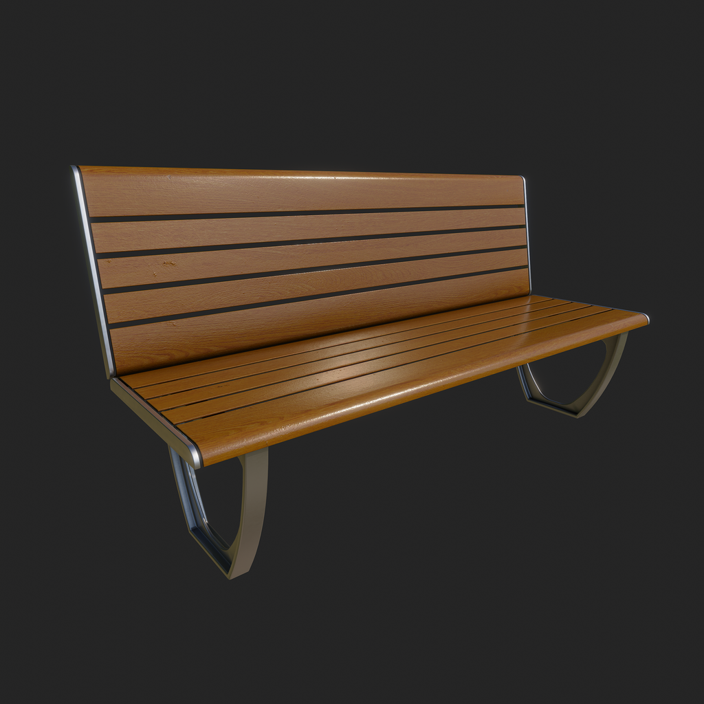 Bench 1C | Benches models | BlenderKit